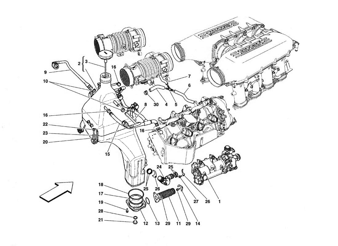 Ferrari 458 Italia LUBRICATION SYSTEM: TANK, PUMP AND FILTER - Ricambi ...